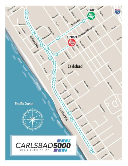 Several Downtown Streets to Close for Carlsbad 5000 | North County ...
